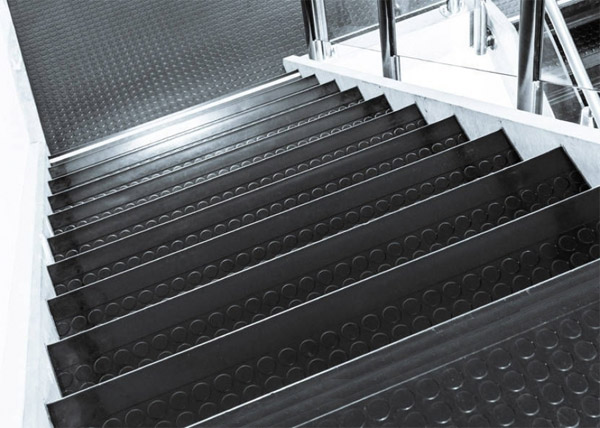 Orbitread Rubber Stair Treads are Rubber Stair Treads by American Stair ...